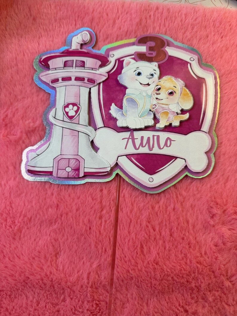 Everest and Skye Caketopper - Etsy