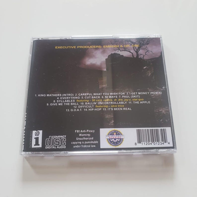 Eminem : Infinite - King Mathers - Straight From the Lab - Audio Custom ...