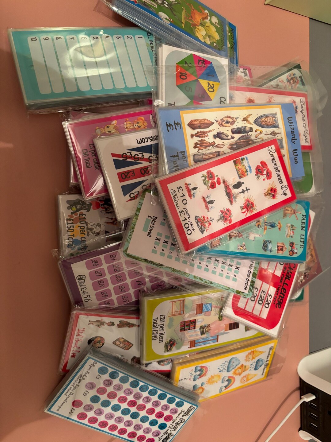 Mystery Bundle Savings Trackers for Your Budgeting and Cash Stuffing ...