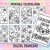 Dessert Coloring Zine Book, Mini Printable Coloring Book, Adult & Kids ...