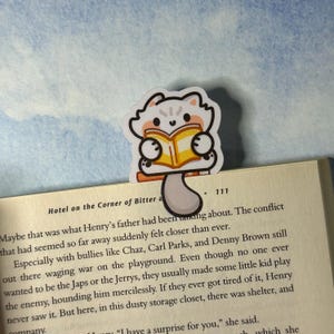 Cute Cat Bookmark,gift for Book Lovers,for Cat Lovers, Cat Bookmark ...
