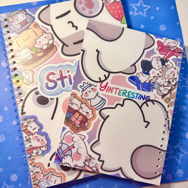 Cute Cats Reusable Sticker Book for Cat Lovers, Sticker Books, Gifts ...
