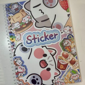 Cute Cats Reusable Sticker Book for Cat Lovers, Sticker Books, Gifts ...