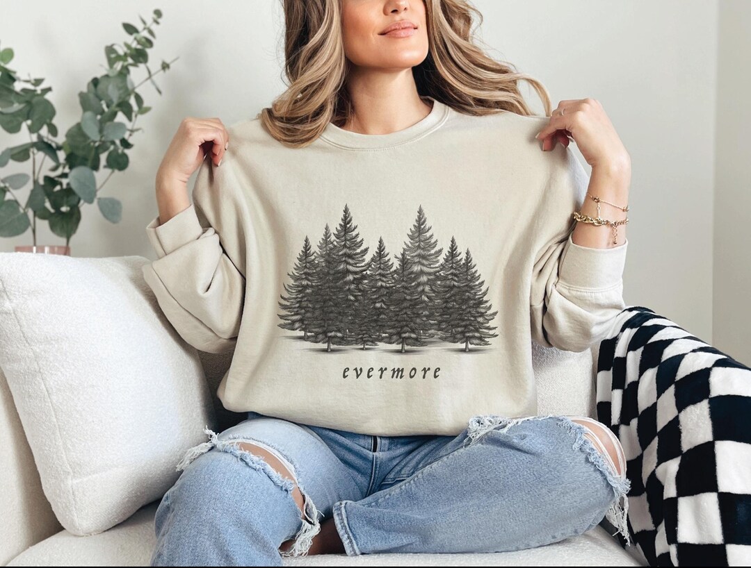 Evermore Shirt Swiftie Merch, Swift Lyrics Top, Unisex Tee, Vintage ...