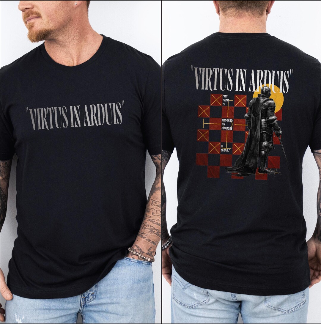 Armor of Resolve Knight Chess Unisex Garment-dyed T-shirt, Virtus in ...