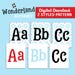 Wonderland Alphabet-digital Download Alphabet-abc Printables-alice in ...
