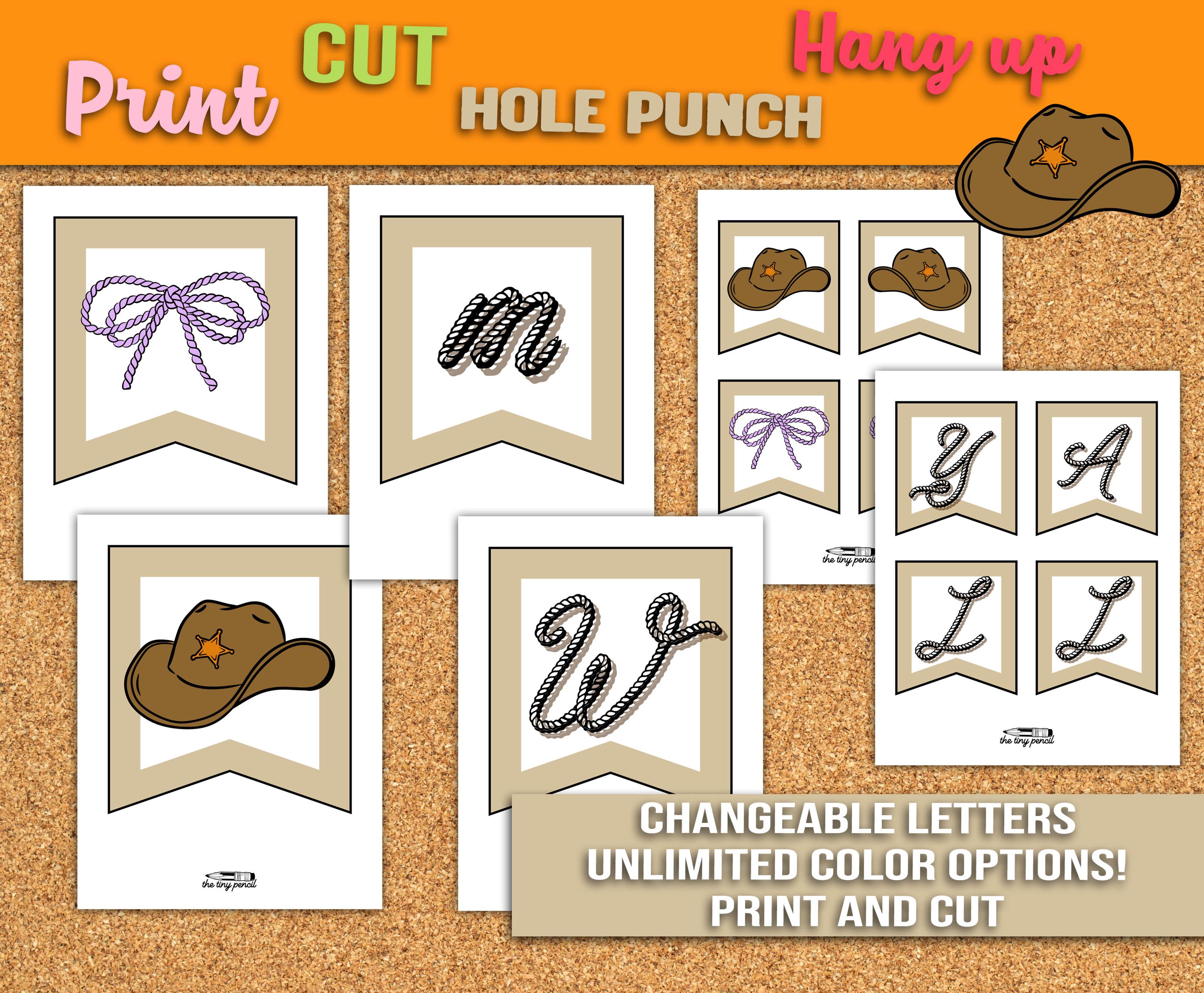 Wild West Welcome Banner-digital Download Western Cut Out Banner ...