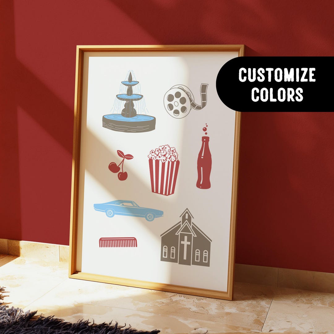 The Outsiders Poster-outsiders Movie Icons-retro 50s Icon Poster ...