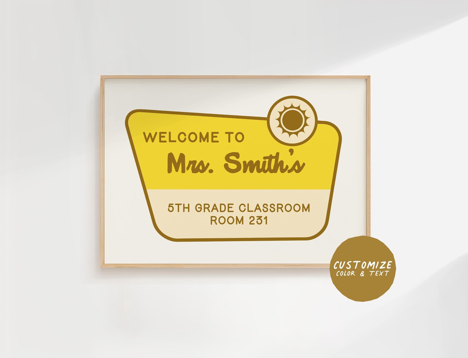 National Park Flower Power Welcome Sign-welcome Poster-national Park ...