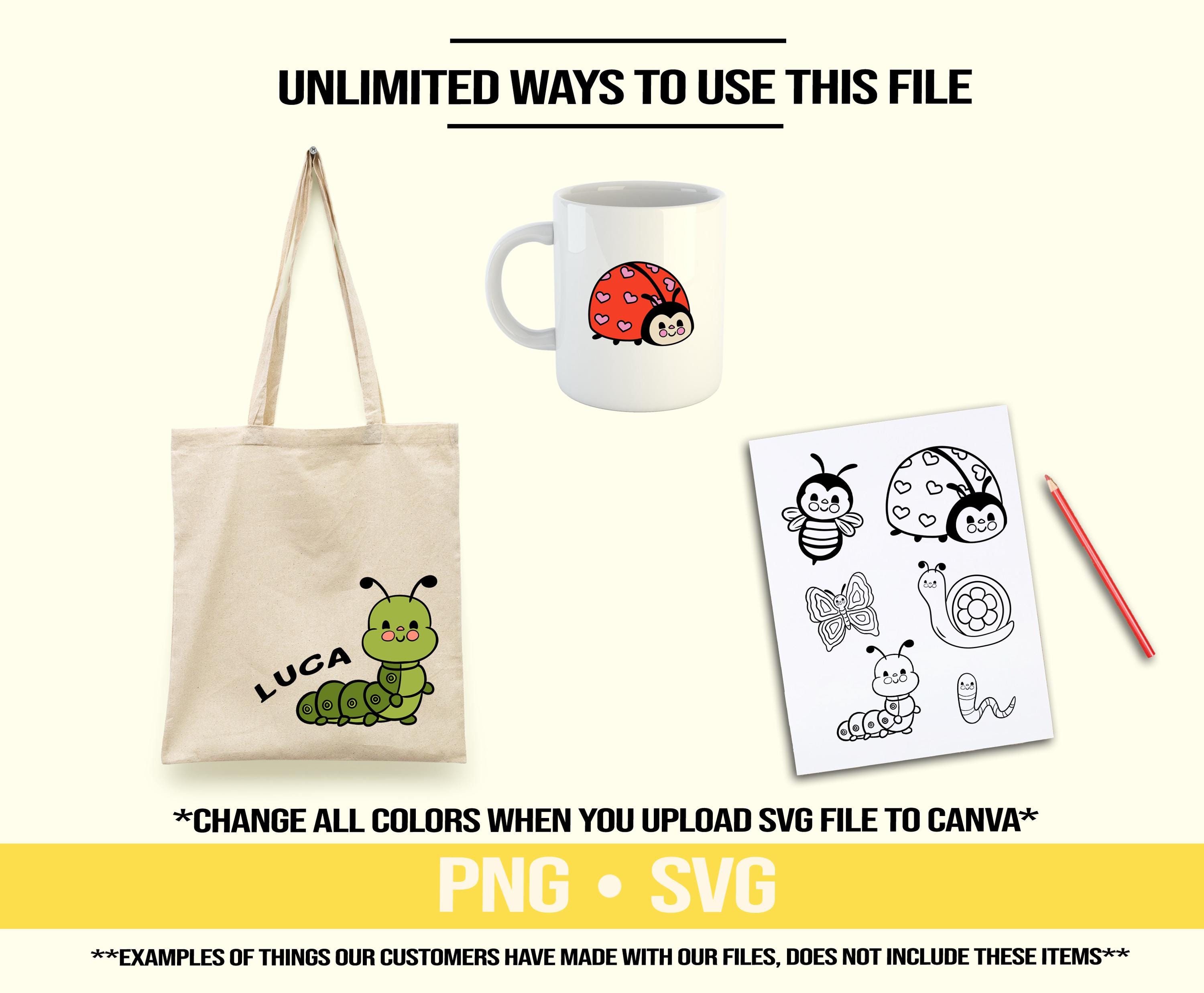 Garden Critters Clip Art-cute Hand Drawn Cartoon Bugs-digital-png Svg ...