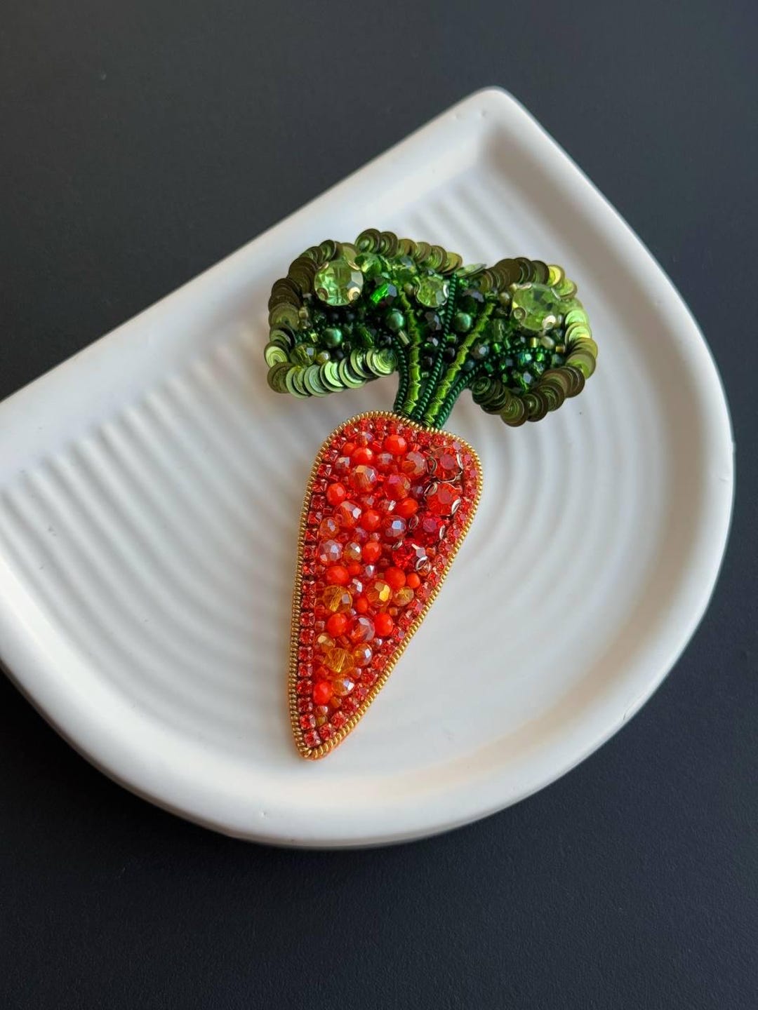 Vegetable Embroidery Brooch, Brooches for Women, Fruit Brooch Pin ...