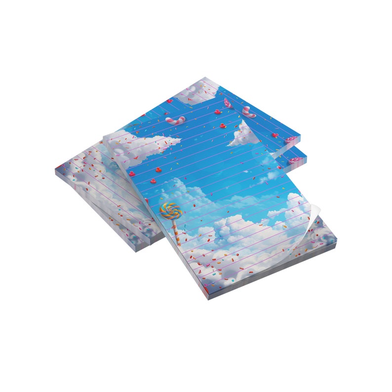 Candy Sky 4"x6" Post-it Notes-candy Sprinkles Sticky Notes, Cute Candy ...