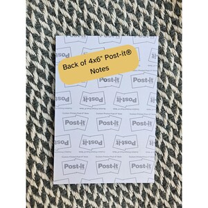 Ghost Dog 4x6 Post-it® Notes, Cute Ghost Dog Halloween Sticky Notes ...