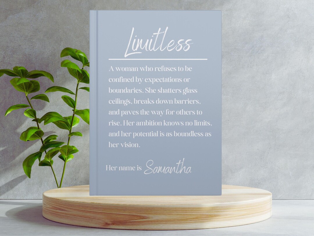 Personalized Positive Affirmation Notebook Journal, Custom Notebook ...