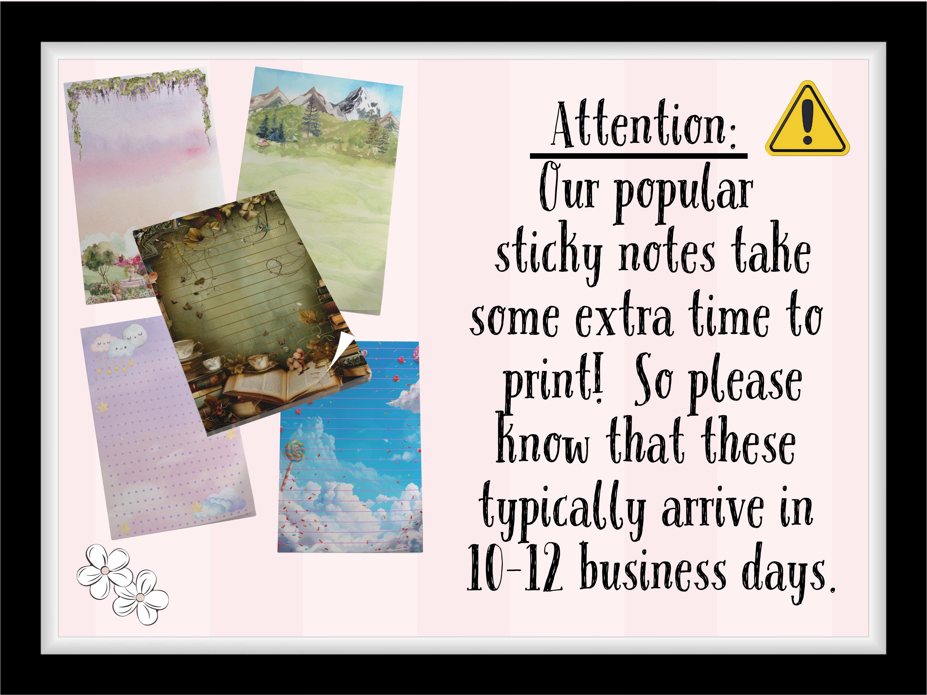 Candy Sky 4"x6" Post-it Notes-candy Sprinkles Sticky Notes, Cute Candy ...