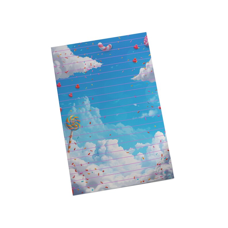 Candy Sky 4"x6" Post-it Notes-candy Sprinkles Sticky Notes, Cute Candy ...
