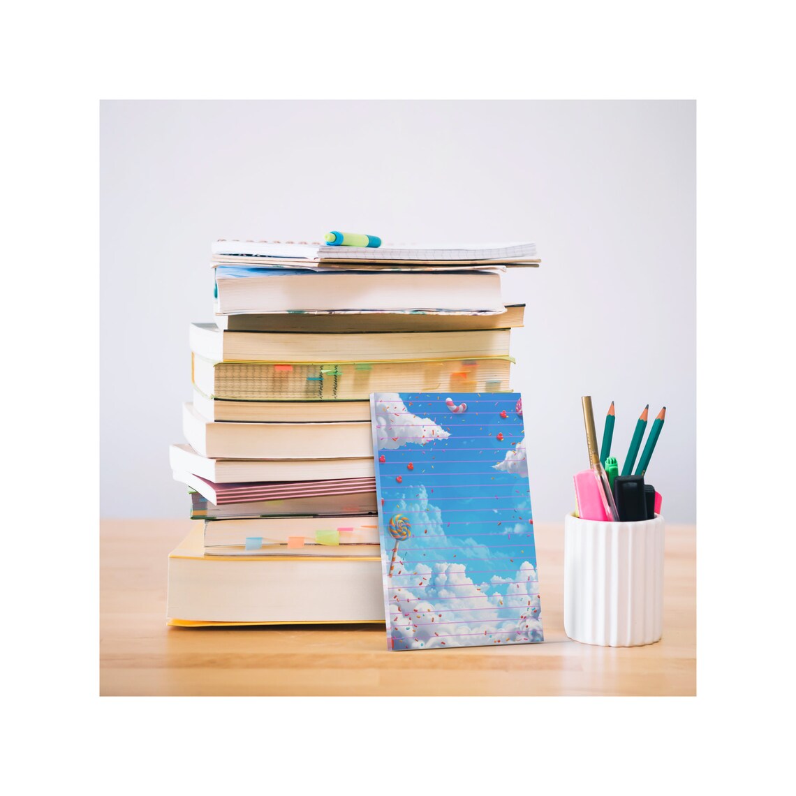 Candy Sky 4"x6" Post-it Notes-candy Sprinkles Sticky Notes, Cute Candy ...