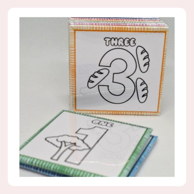 Numbers 1-10 Dry Erase Colouring Magnets | Kids Gift | Activity Set ...