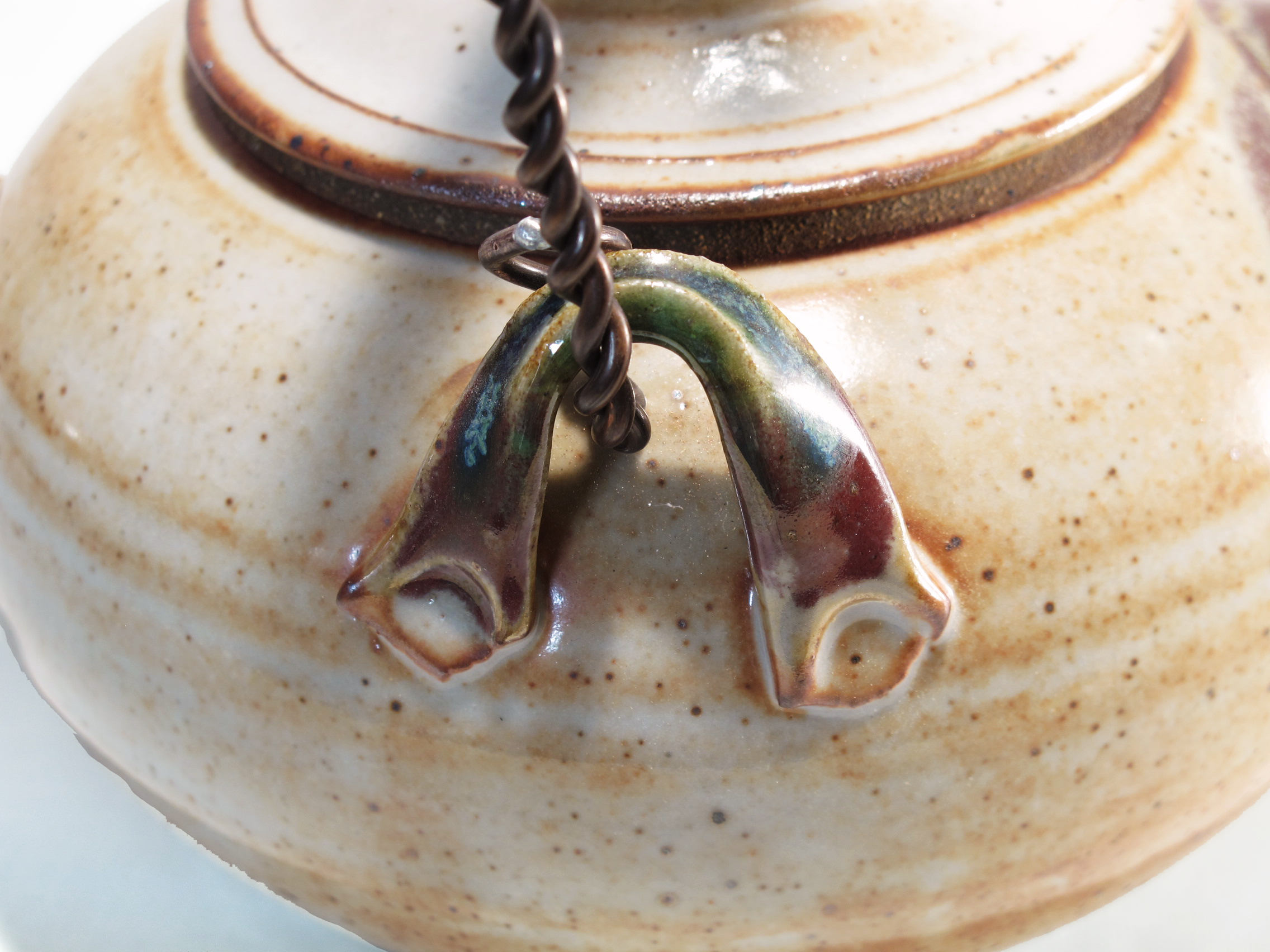 Stoneware Teapot - Large, Functional Stoneware Teapot With Chestnut ...