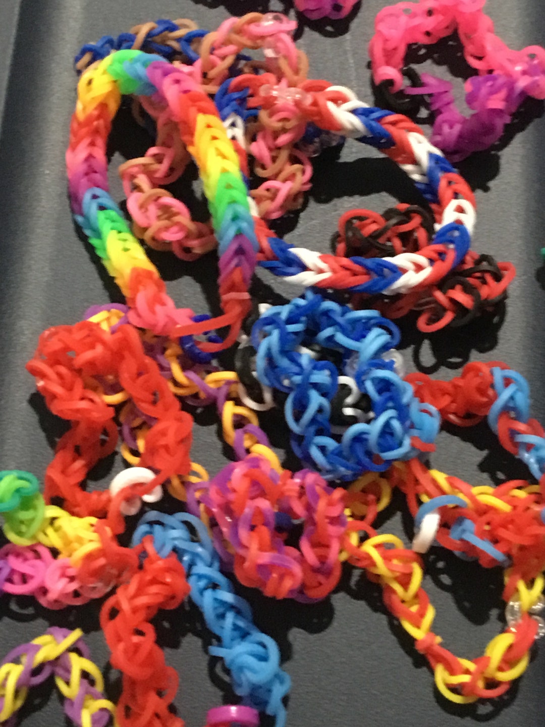Rainbow Loom, Rubberband Bracelets, Mystery Pack 8 Pc, 12 Pc, 20 Pc, 24 ...
