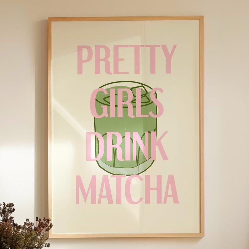 Catch Me Walking Down the Street With My Matcha Meme - Etsy Canada
