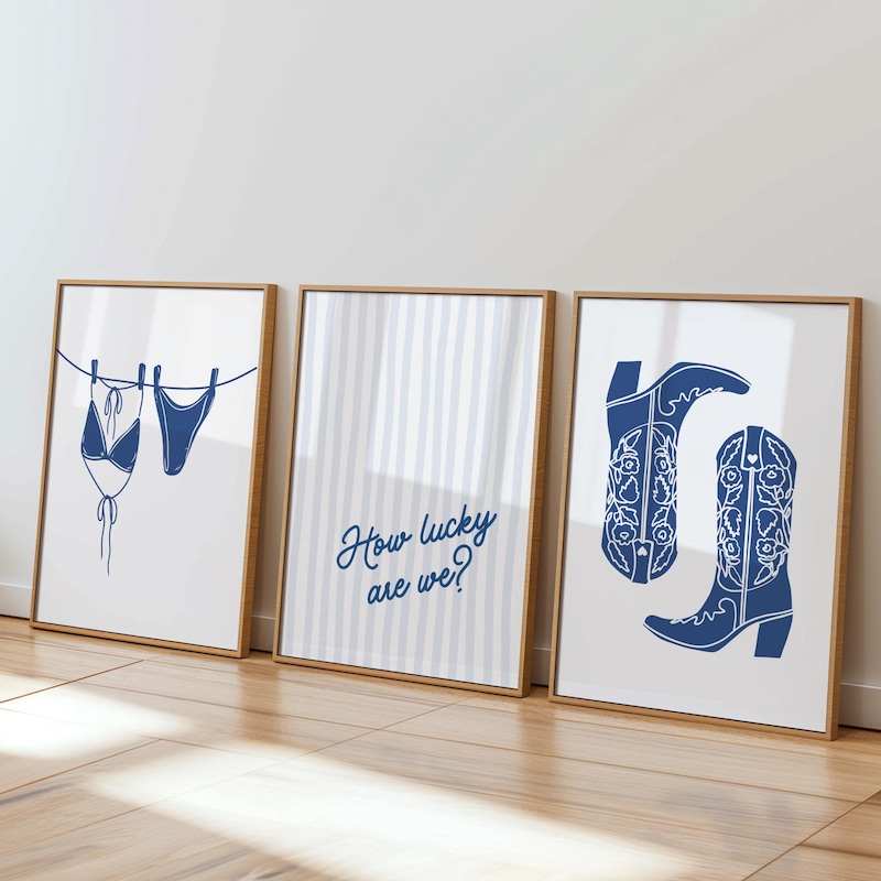 Navy Blue Western Decor - Etsy