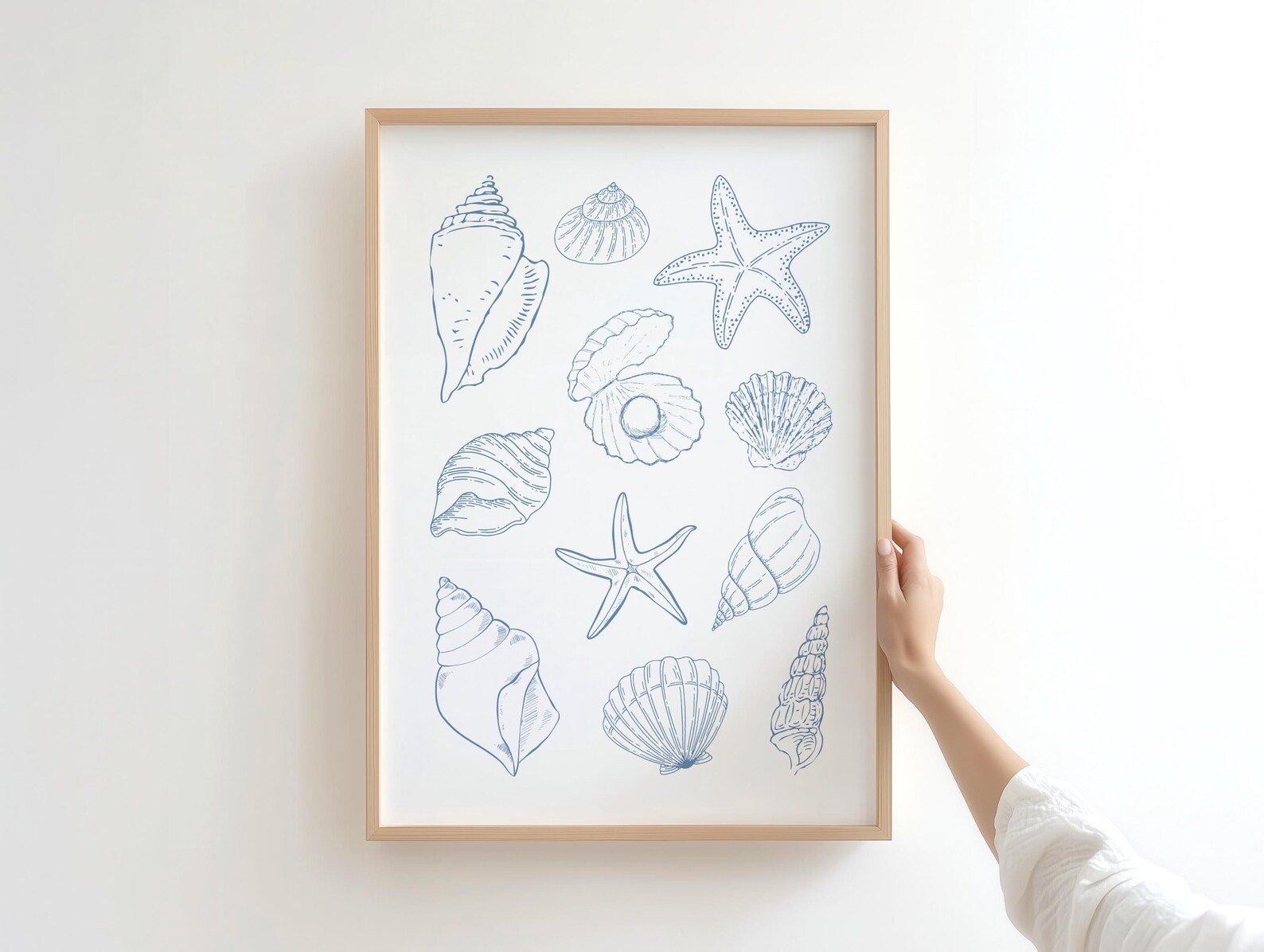 Coastal Prints Set of 6, Coastal Americana Prints, Red White and Blue ...