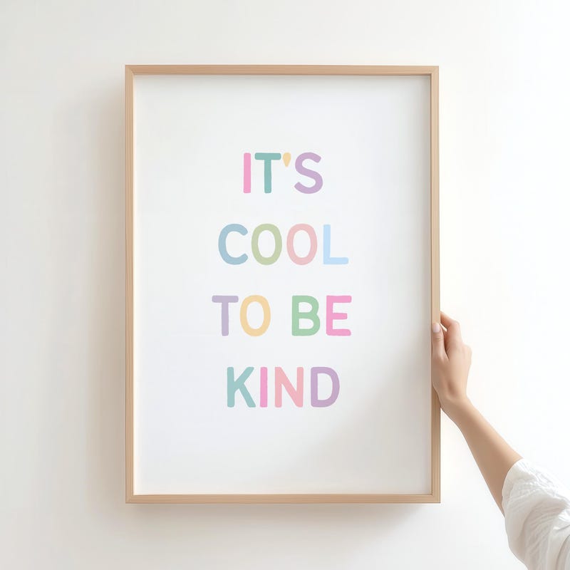 Be Kind Poster - Etsy
