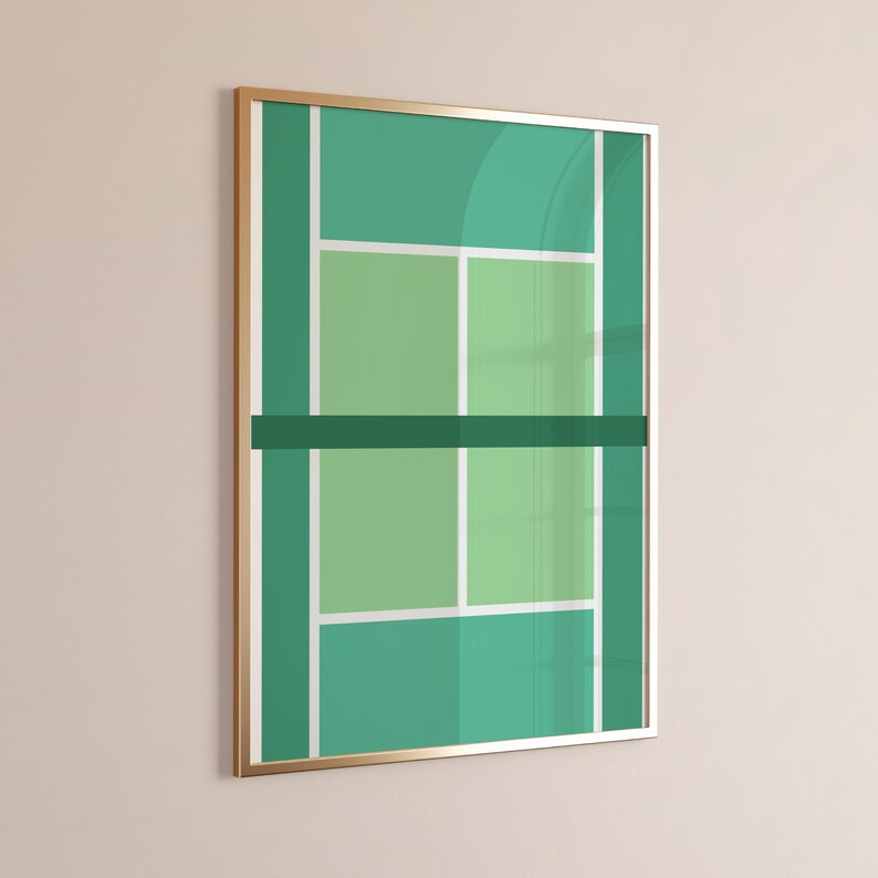 Tennis Wall Art Bundle, Game Set Match Printable Decor, Green Tennis ...