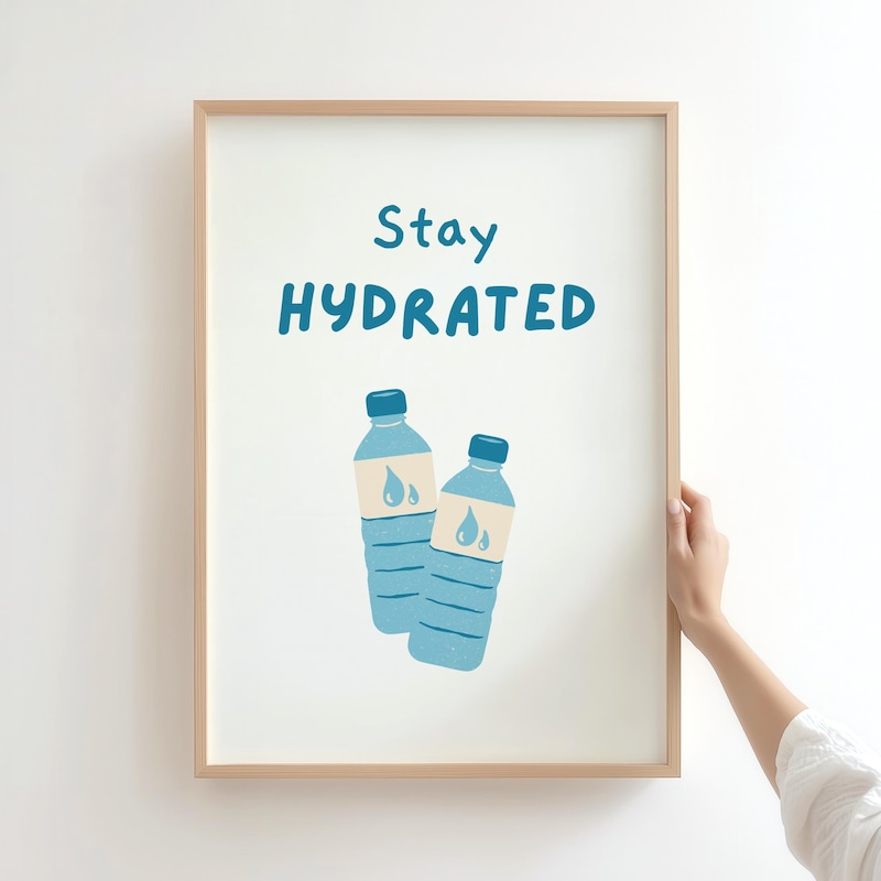 Stay Hydrated Poster - Etsy