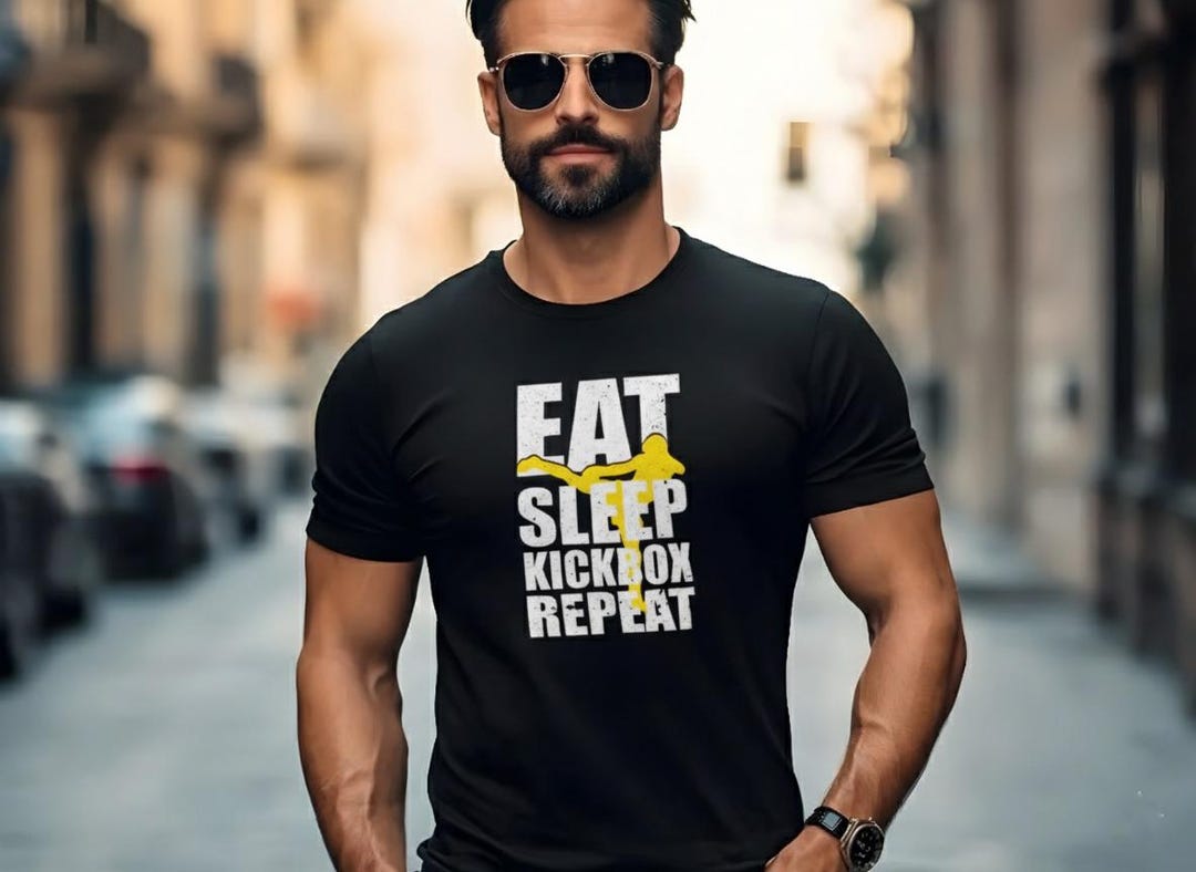 Eat Sleep Kickbox Repeat Shirt, Fighter Training Unisex Classic Tee - Etsy