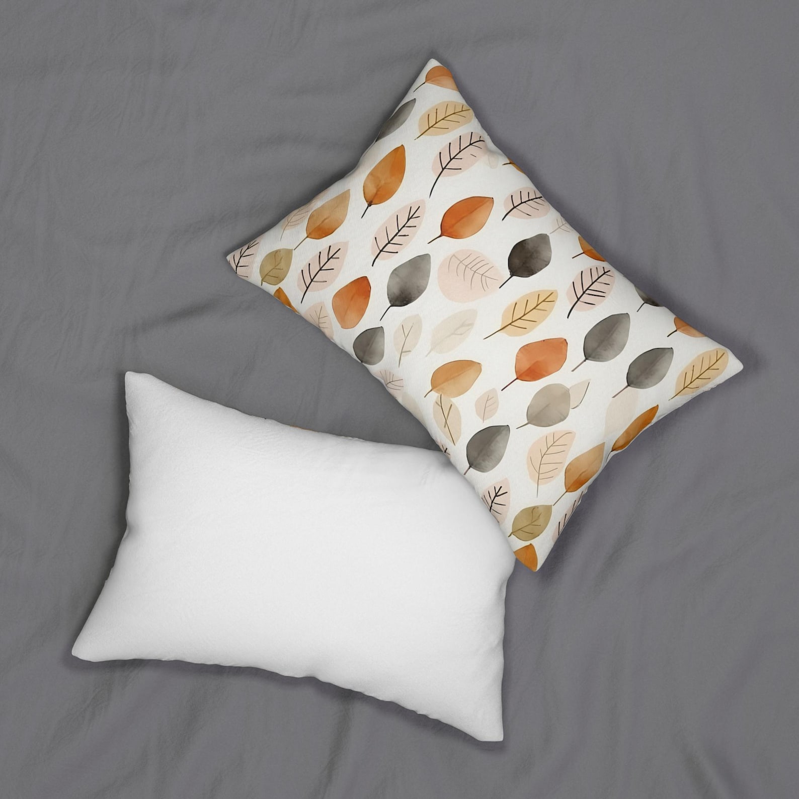 Autumn Leaves Pillow, Fall Foliage Throw Pillow, Cozy Seasonal Home ...