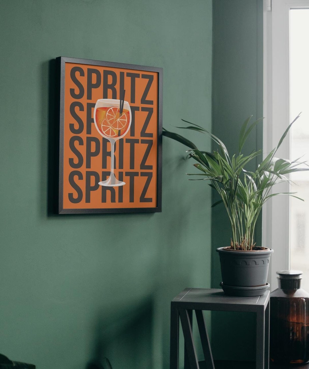 Maximalist Poster Design, Spritz Spritz Spritz, Modern Eclectic Wall ...