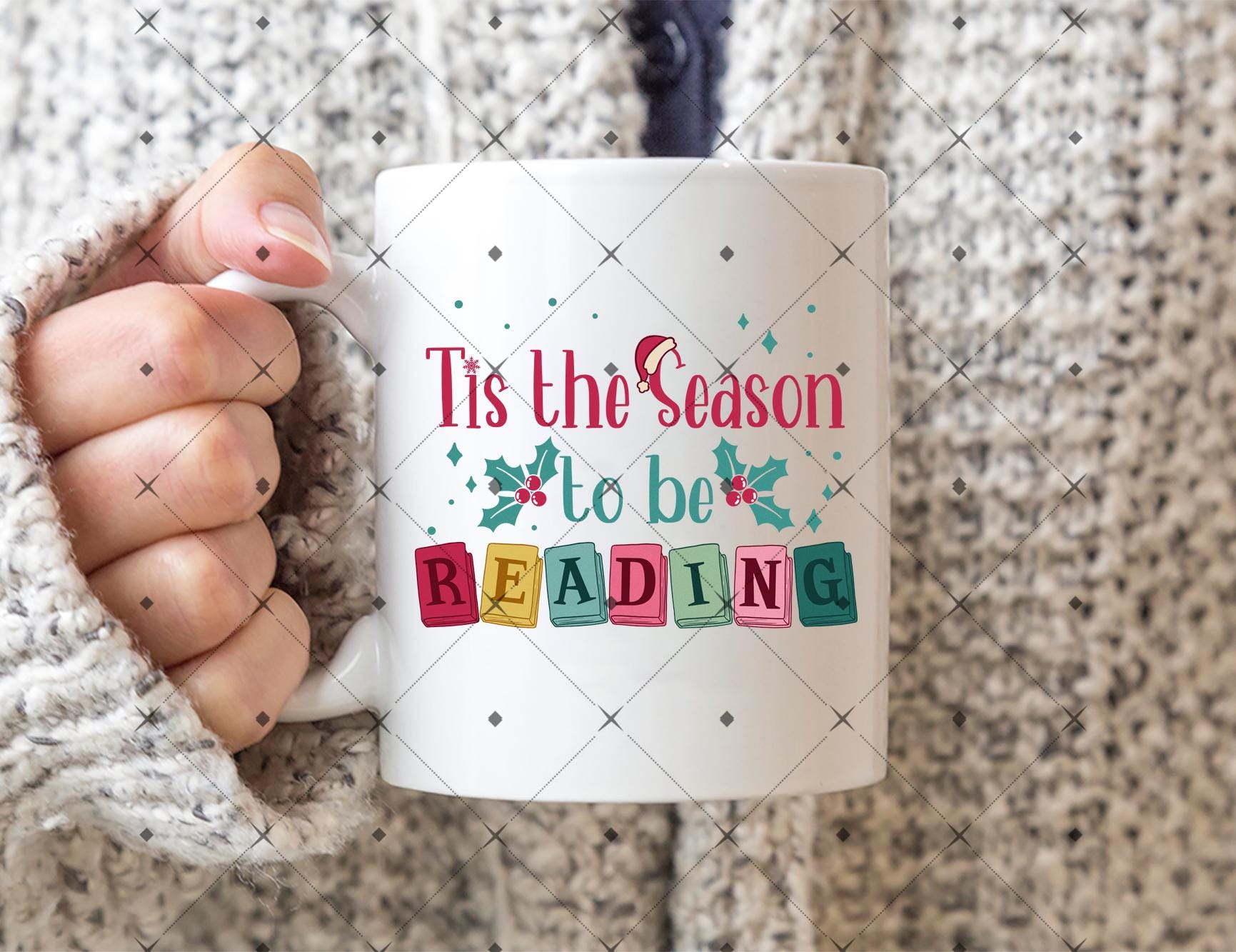 Tis the Season to Be Reading Png, Christmas Book Png, Reading Books Png ...