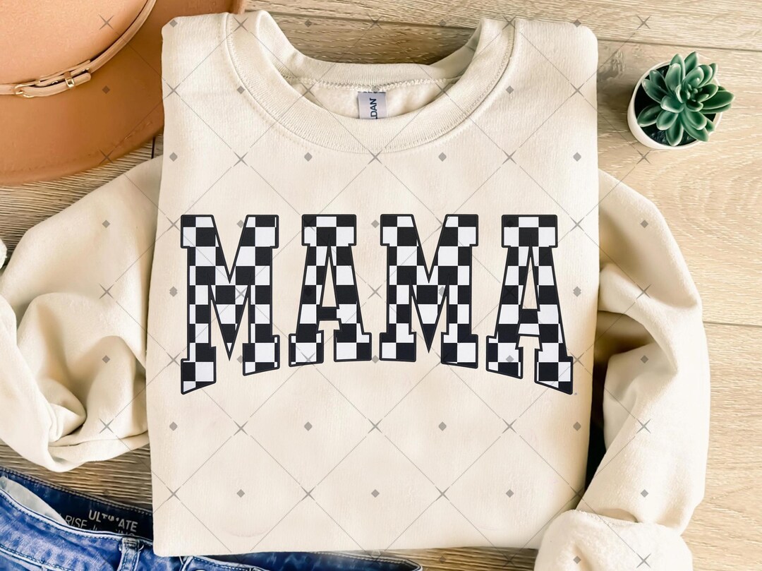 Checkered Mama Png, Checker Mothers Day Png, Mom Life Png, Gift for Mom ...