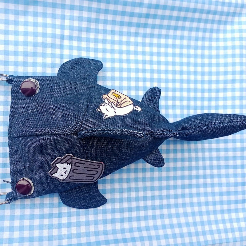 Denim Whale - Etsy