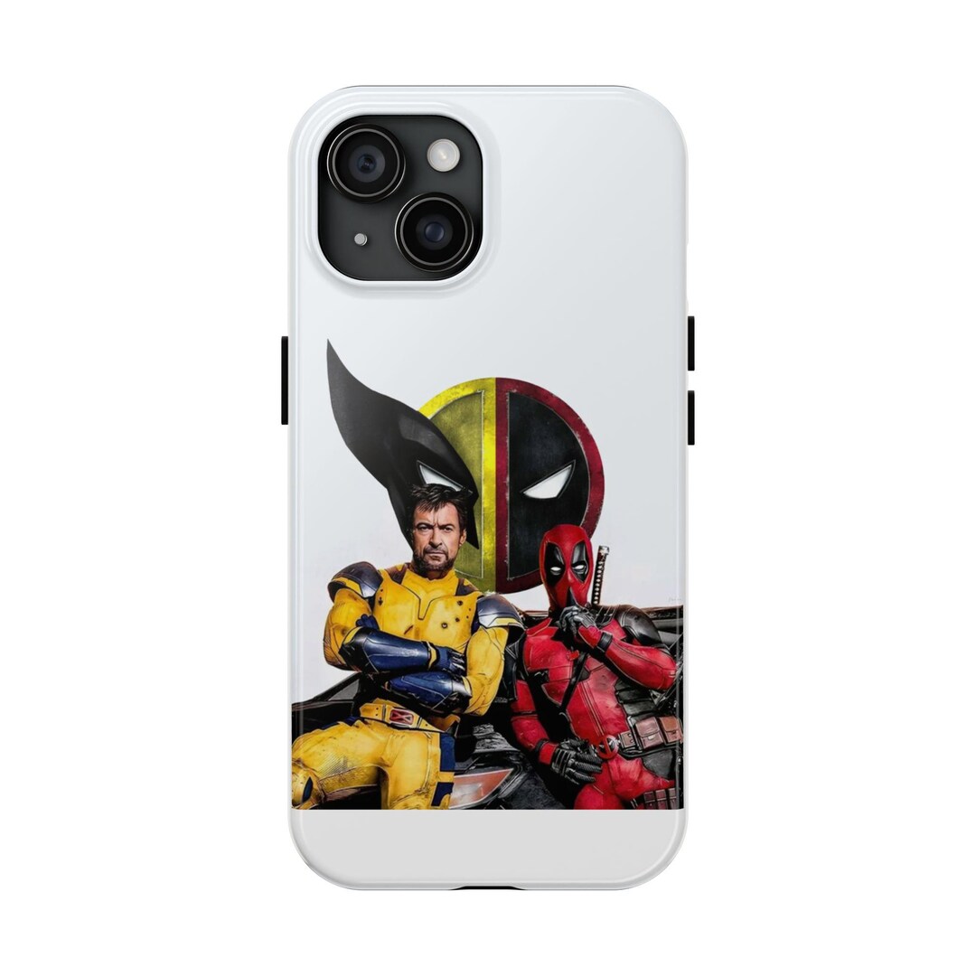 Deadpool X Wolverine Phone Case, Marvel Superhero iPhone Cover, Durable ...