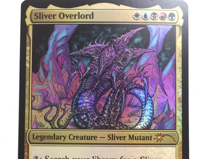 Sliver Overlord Artist's Proof Foil Signed and Numbered Magic the ...