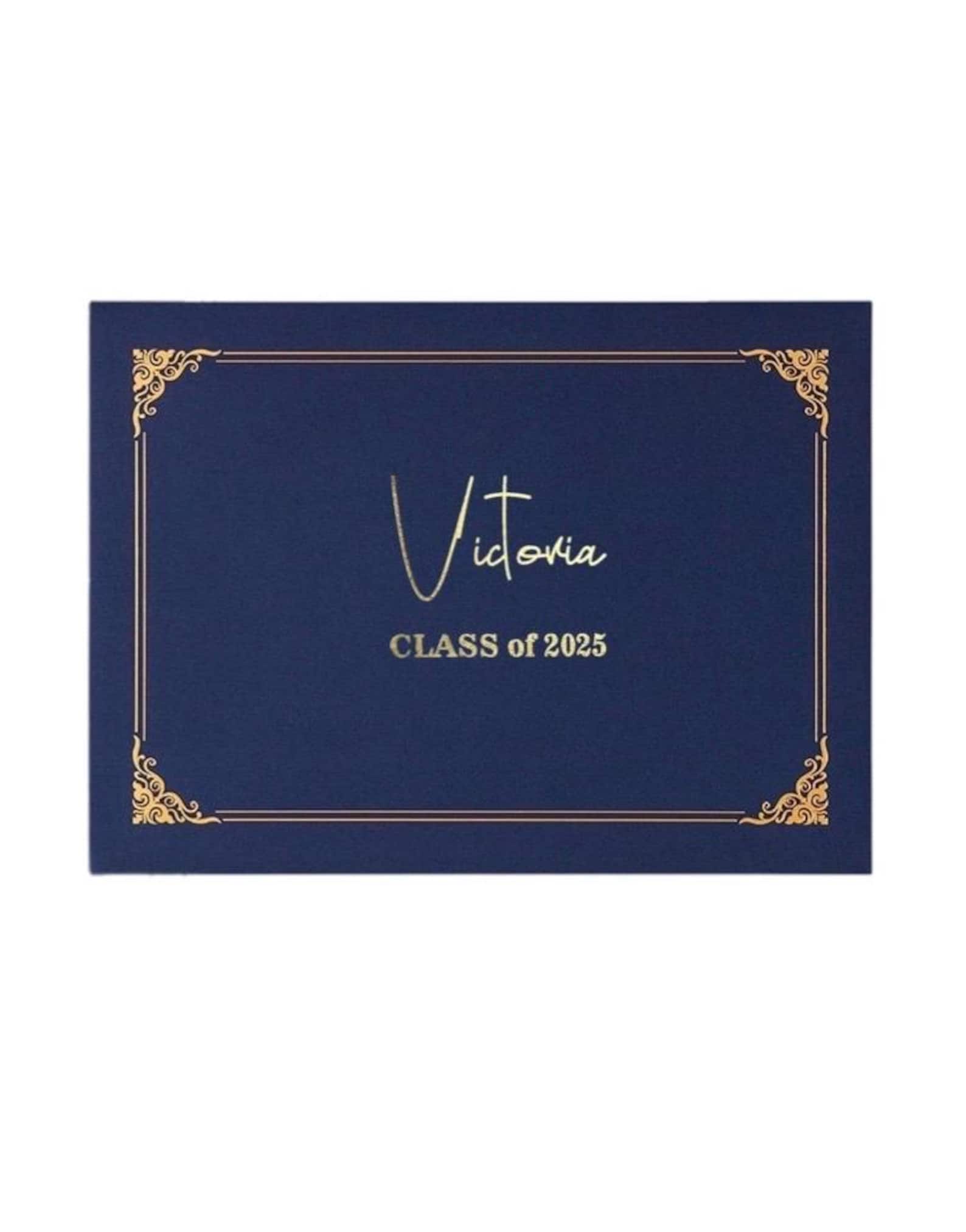 Personalized Graduation Certificate Holder: Custom A4 Diploma Protector ...