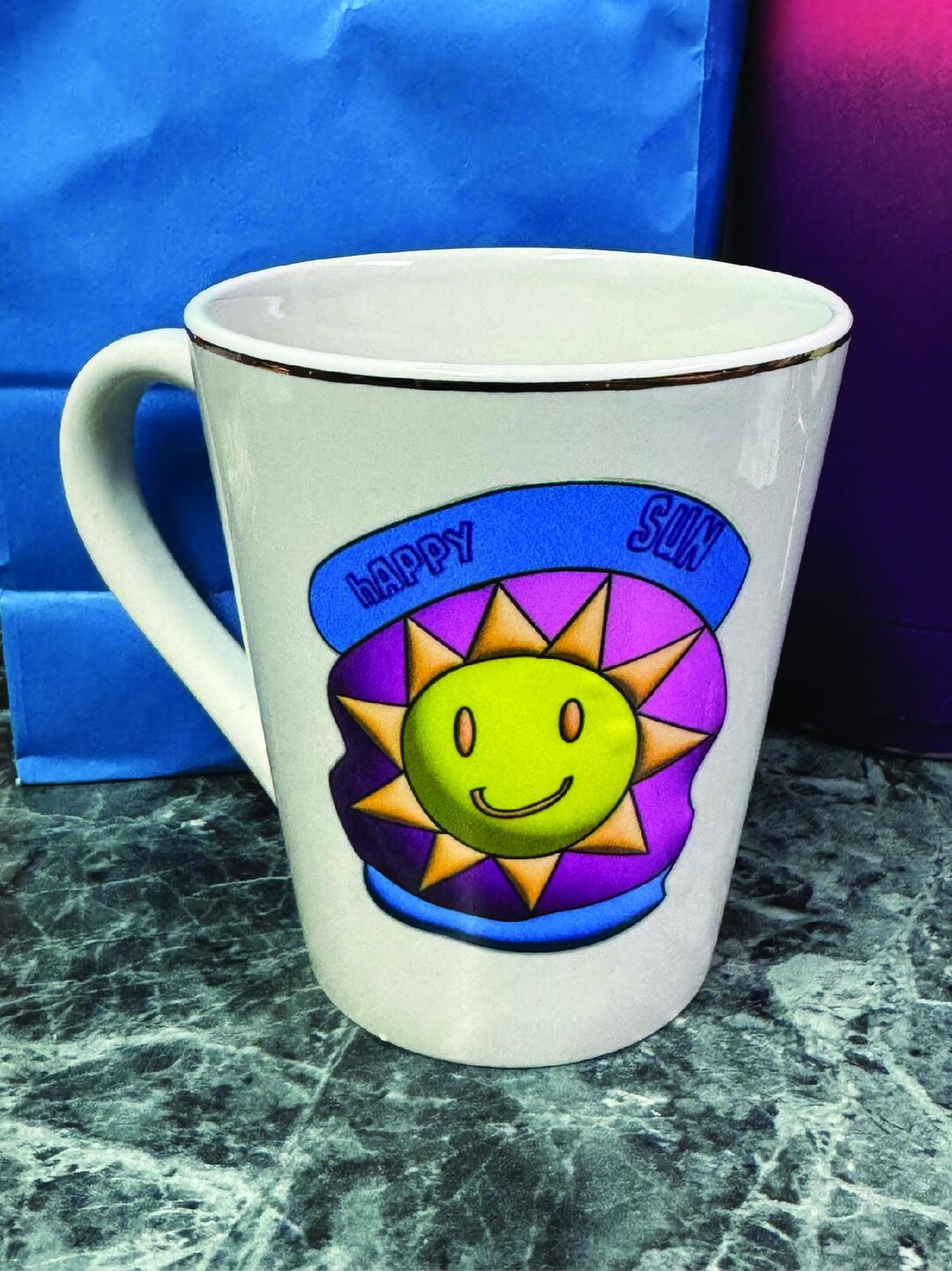 Happy Sun Sticker - Etsy