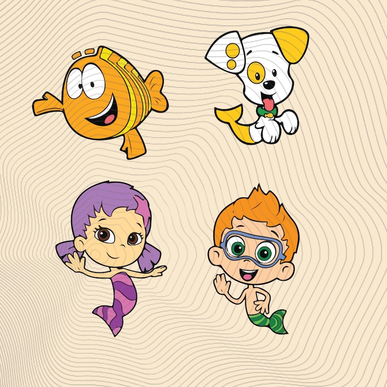Bubble Guppies Clipart Bubble Guppy Clip Art Bubble Guppies Characters Printables Transparent ...