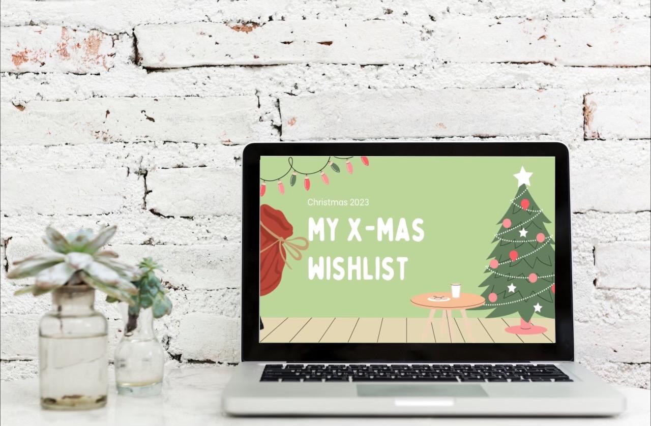 Christmas Digital Editable Canva Presentation Template - Etsy
