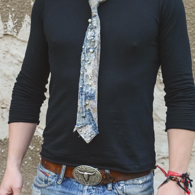 Necktie Necklace - Etsy