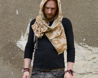 Distressed Post Apocalyptic Hood - Alternative - Black Urban Hood ...