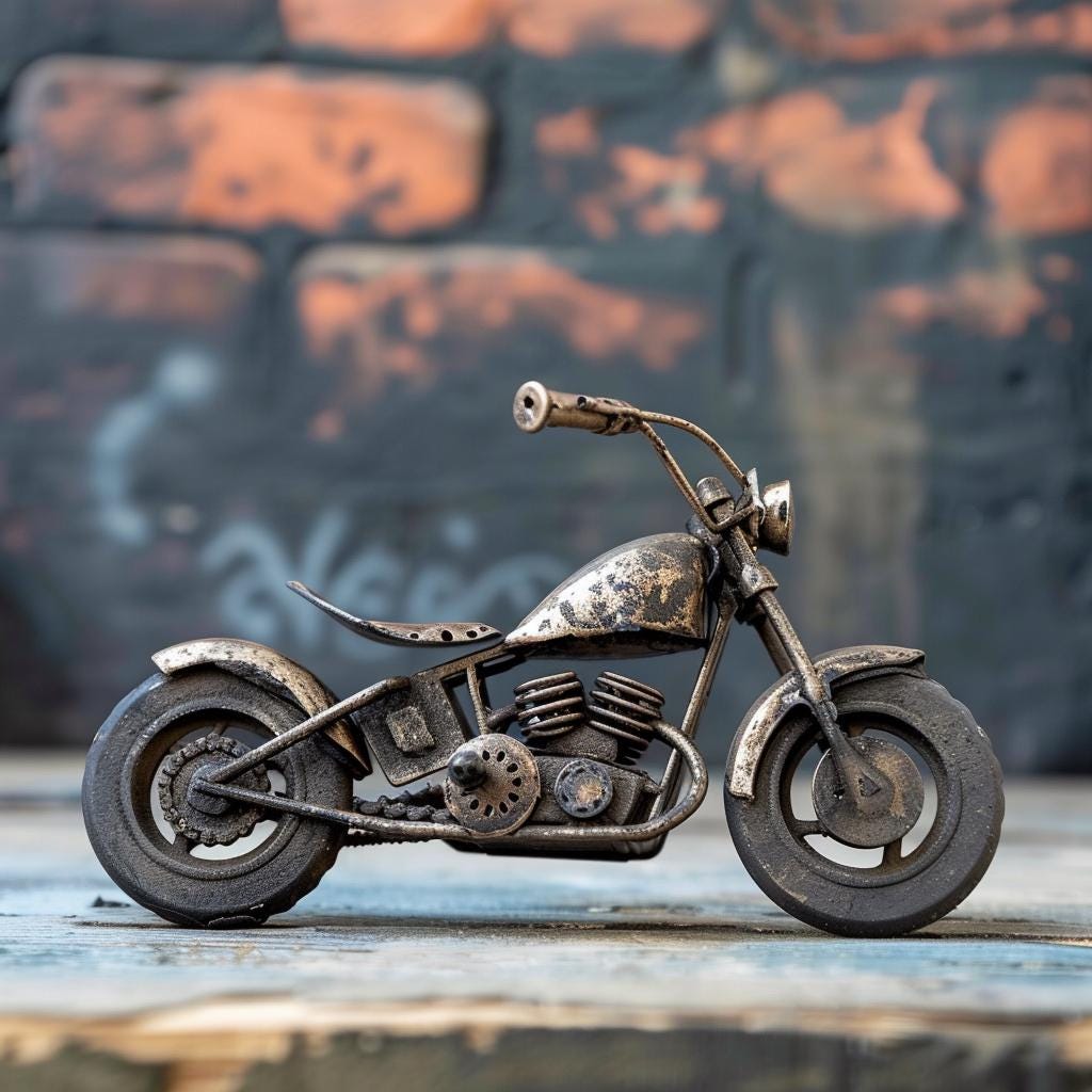 Unique Showpiece: Custom Metal Motorcycle Models for a Standout Display ...