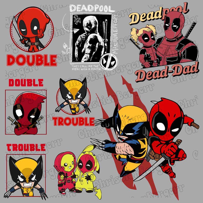 Deadpool 3 SVG Bundle, Deadpool Png, Superhero Svg, Movie Trend Png ...