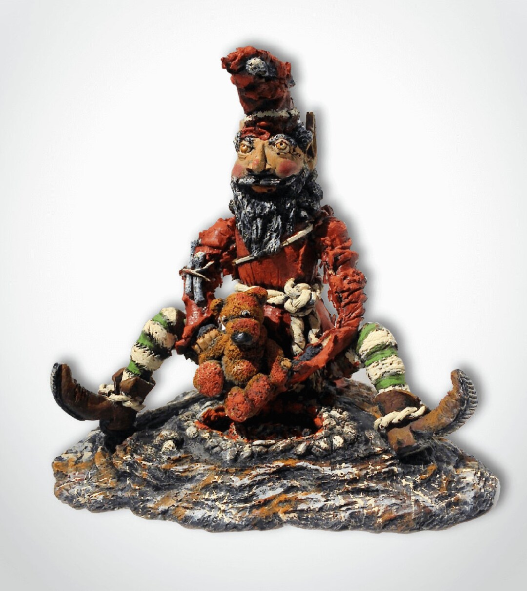 Pyro Elf Krampus Folklore Christmas Elf Halloween Elf Etsy