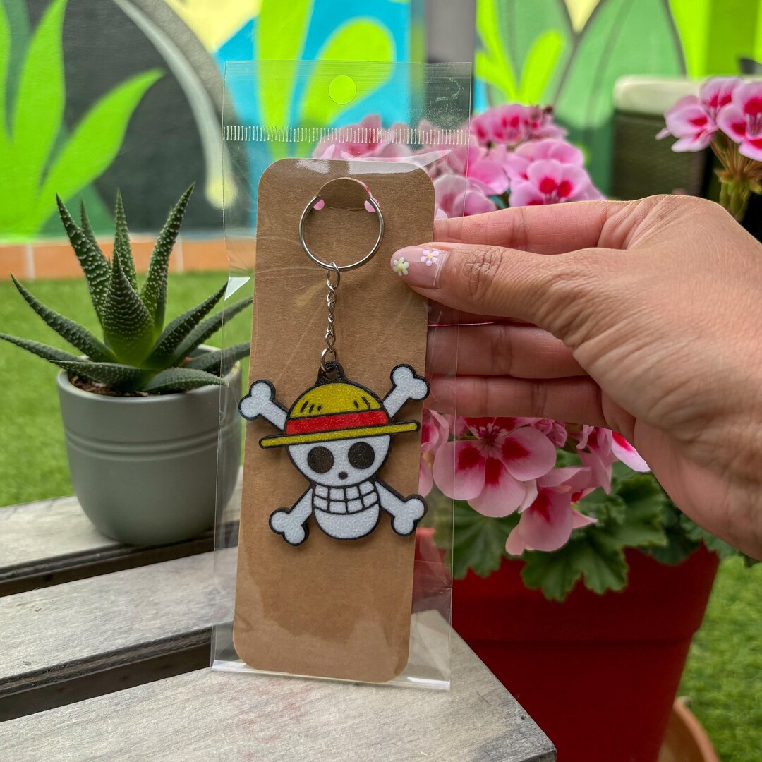 Jolly Roger Keychain - Etsy