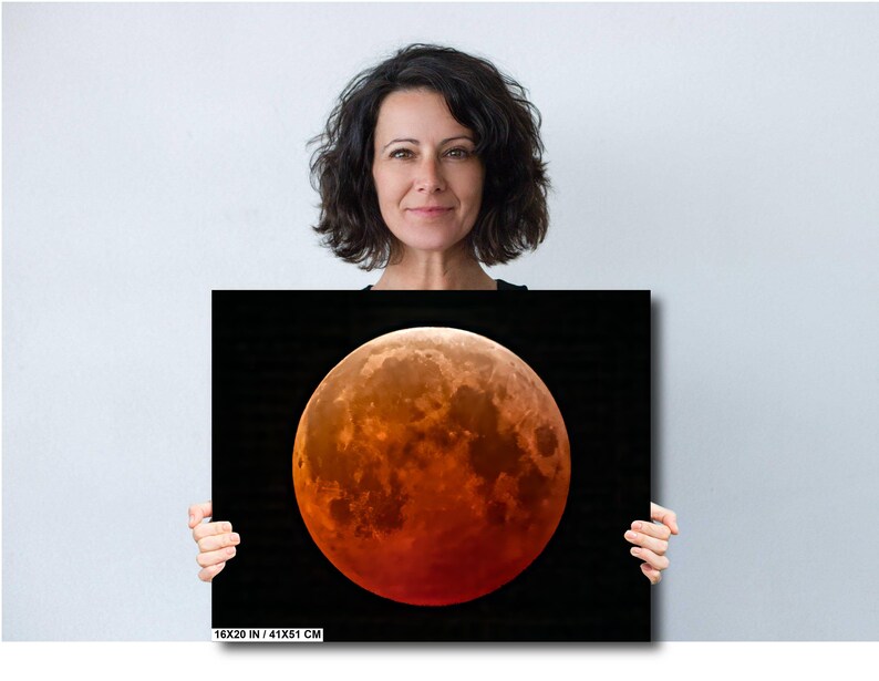 Blood Moon, Total Lunar Eclipse, Toronto, Canada, 2025, Fine Art ...