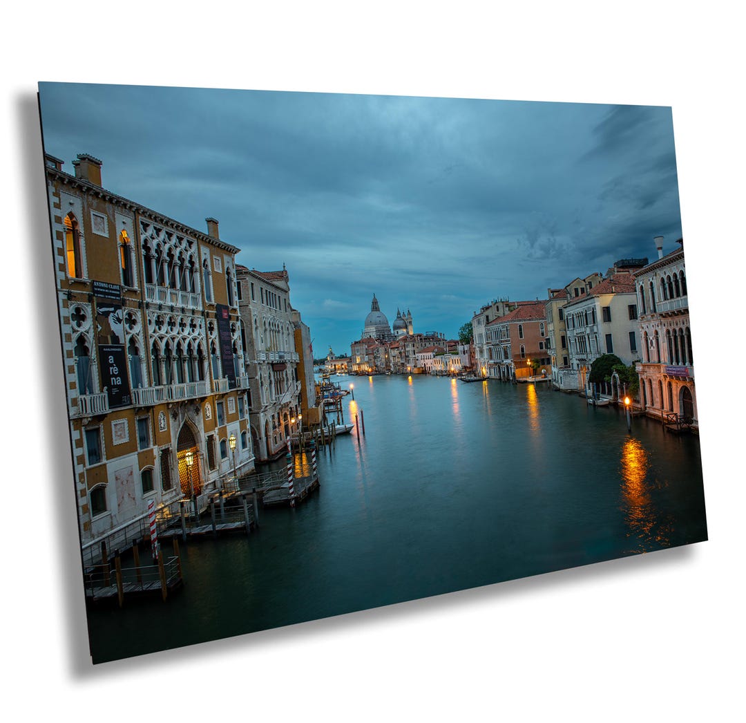 Grand Canal, Rio Grande, Accademia Bridge, Venice, Italy. - Etsy